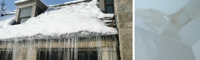 Ice Dam Water is Leaking into My House: What Should I do?